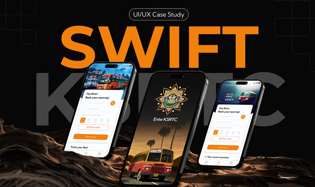 KSRTC Swift App (Redesign)- UI/UX Case Study | by Amal Mani | Medium