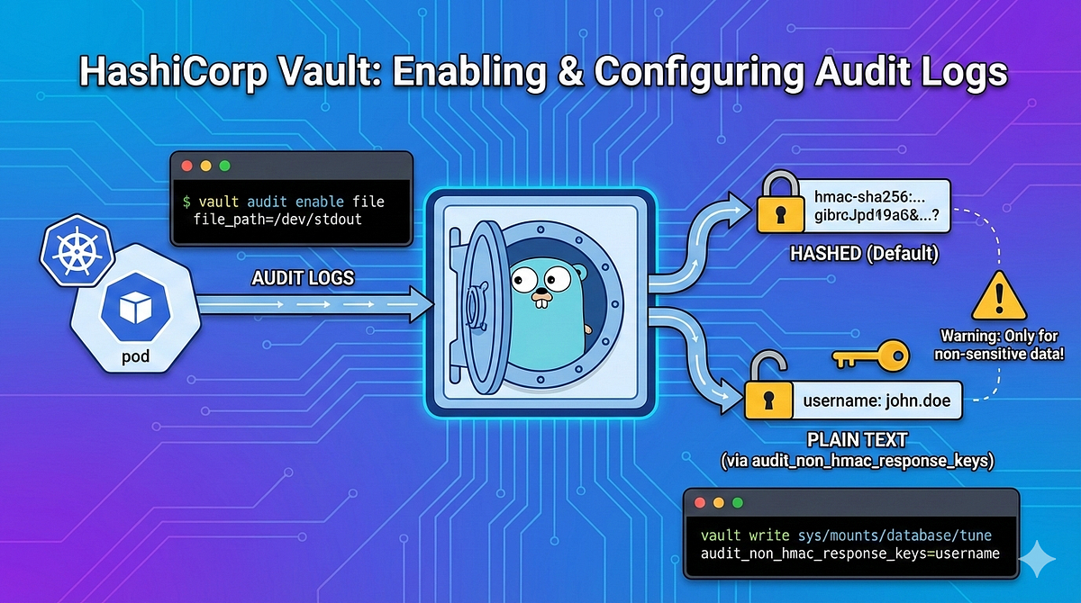 How to Enable Audit Logs in HashiCorp Vault | by Jaeyeon Baek | Medium