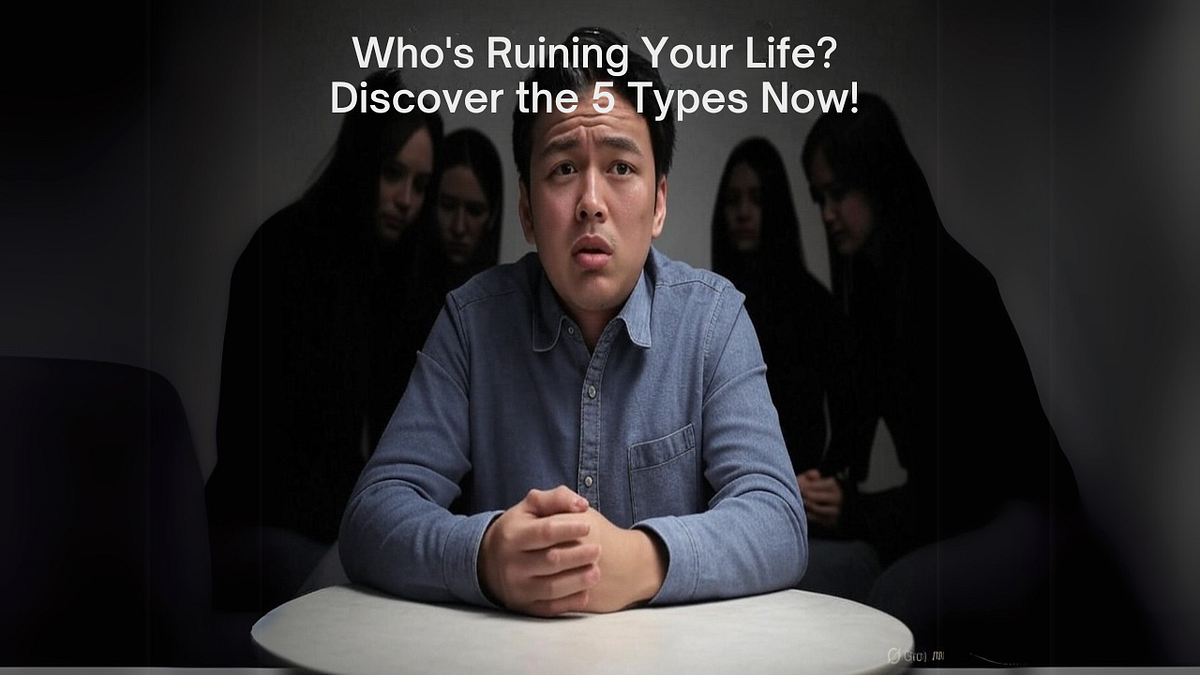 5 Types of People That Will Ruin Your Life | by Wifi Mochi | Apr, 2025 ...