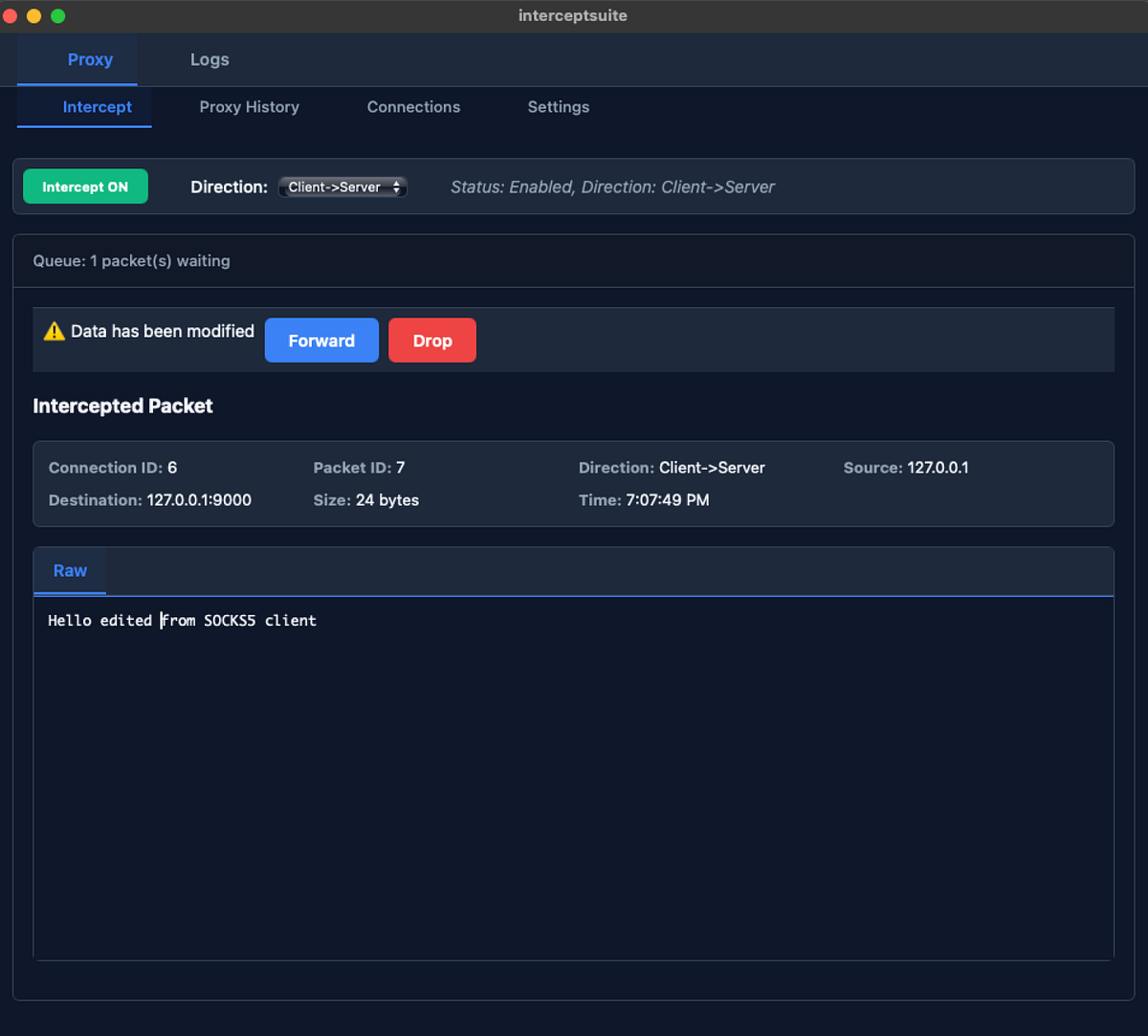 Beyond HTTP: InterceptSuite for TCP/TLS Traffic Interception | by Sourav Kalal | Medium