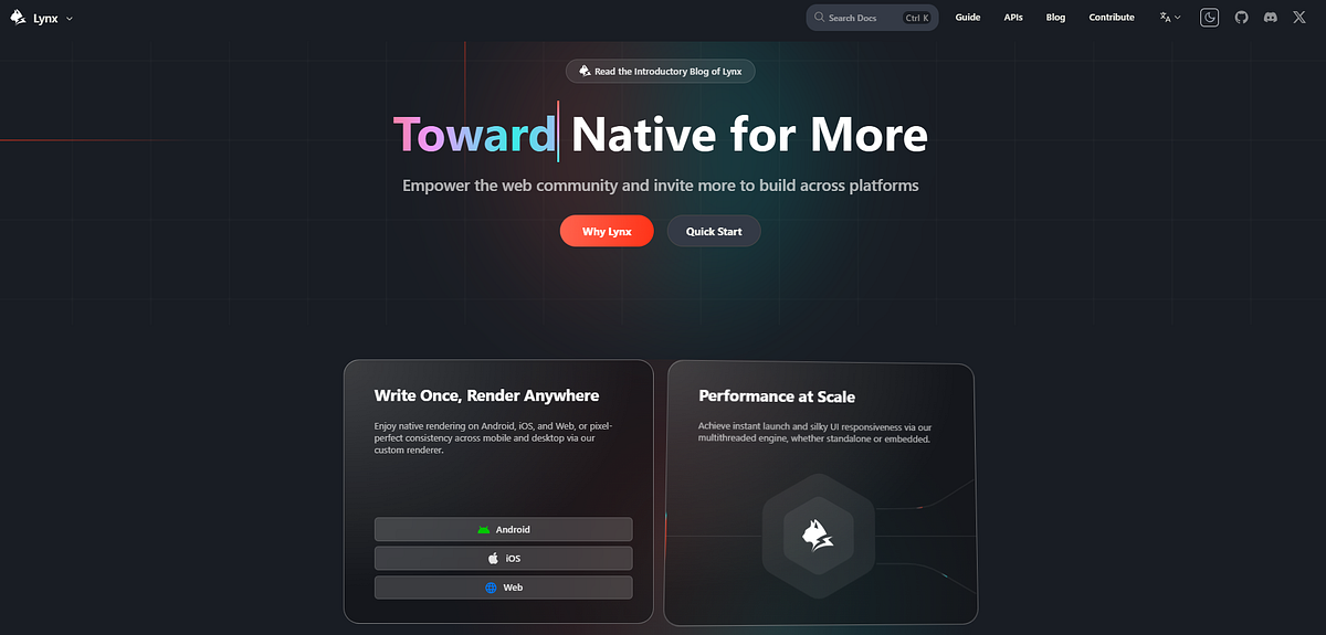 Lynx: The React Native Killer You Never Saw Coming | by Champ18ion | Mar, 2025 | Medium