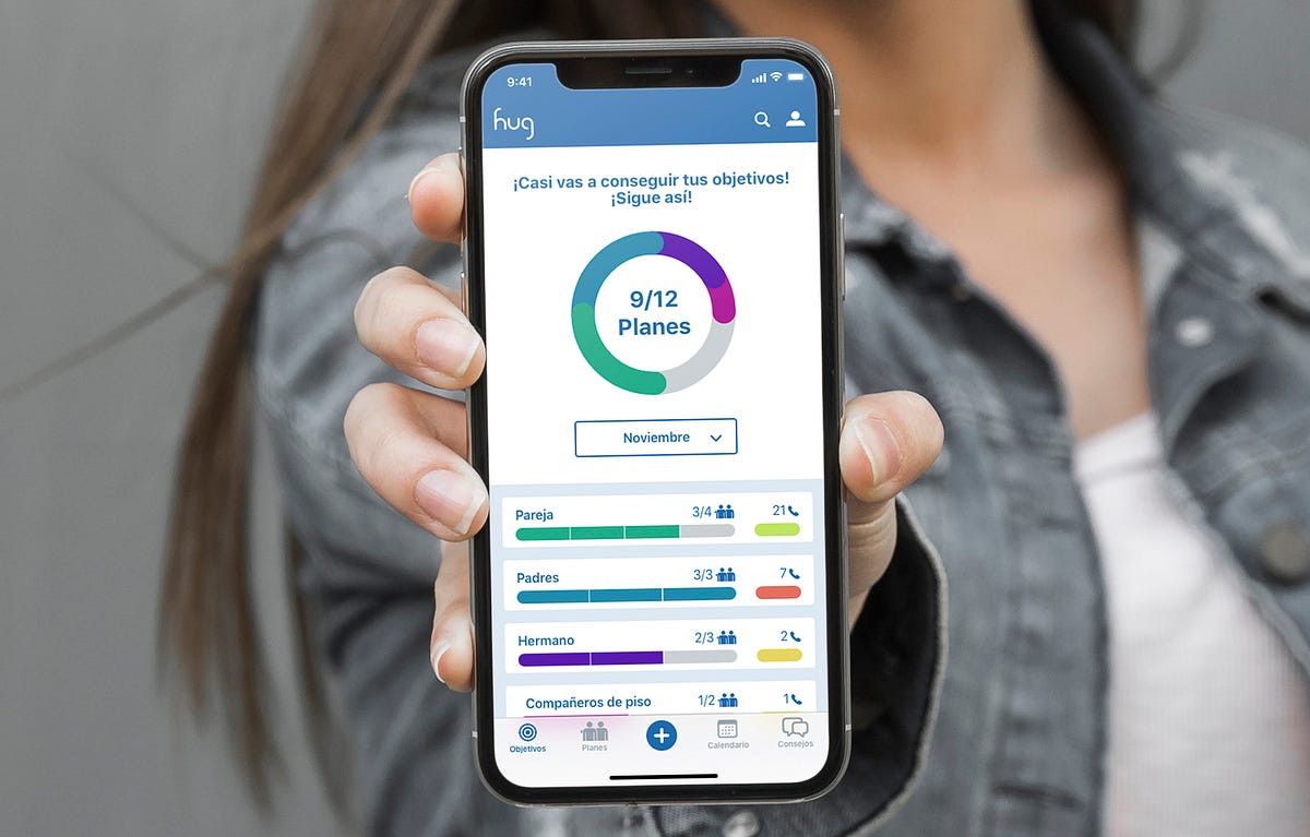 Case study: Hug — La app que promueve, registra y mejora tus relaciones ...