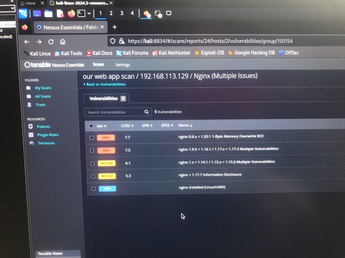 VULNERABILITY ASSESSMENT ON NGINX AND APACHE2 SERVER. | by Joytitus | Medium