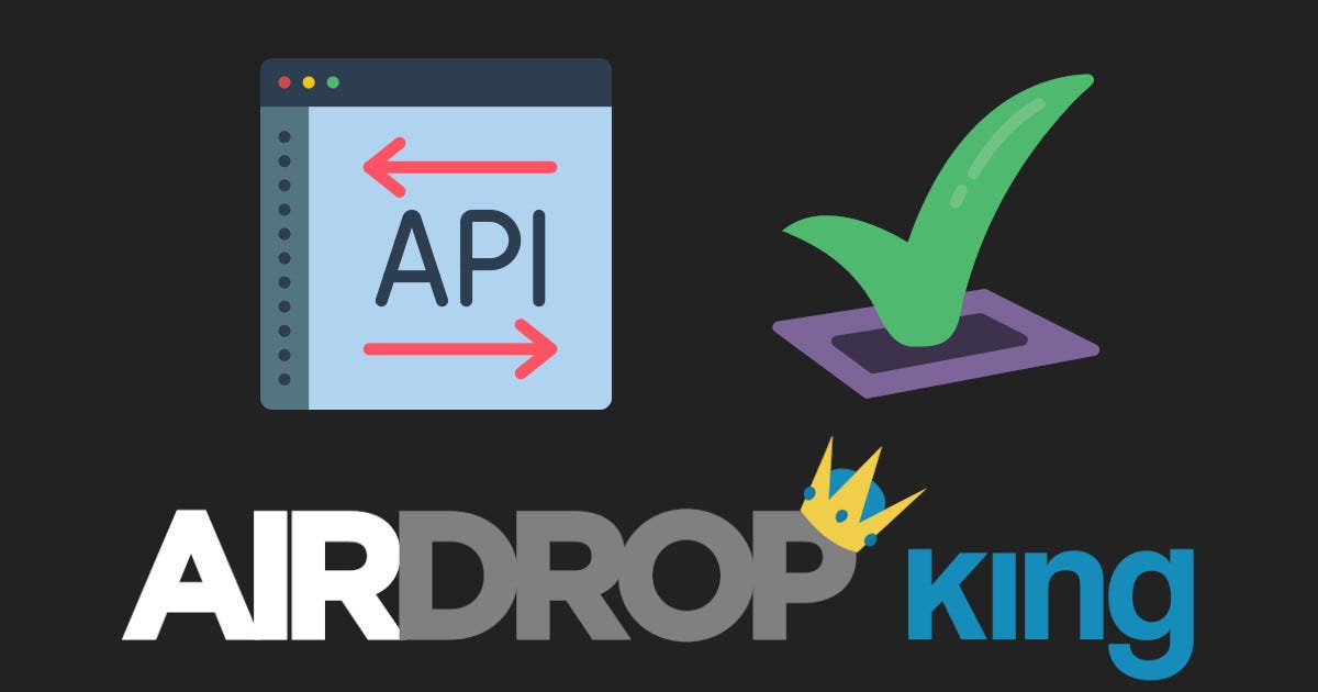 Airdrop King — API for developers | by Airdrop King | Medium
