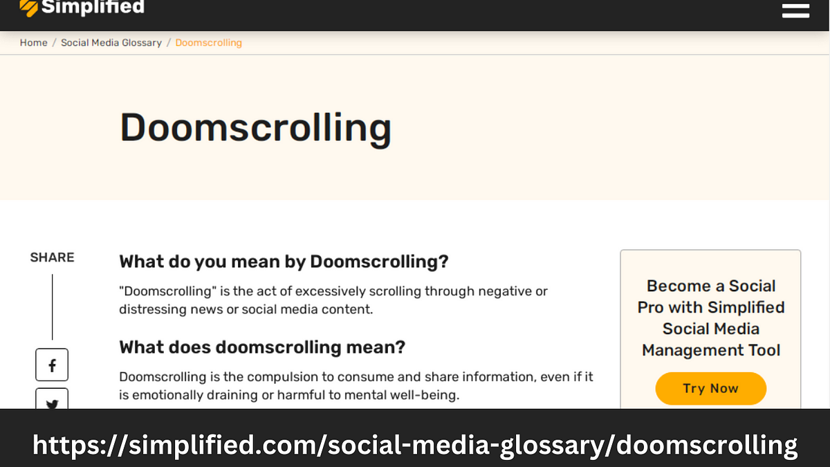 Understanding Doom Scrolling: What Is Doom Scrolling? - Doomscrolling ... Understanding Doom Scrolling: What Is Doom Scrolling? - Doomscrolling ...