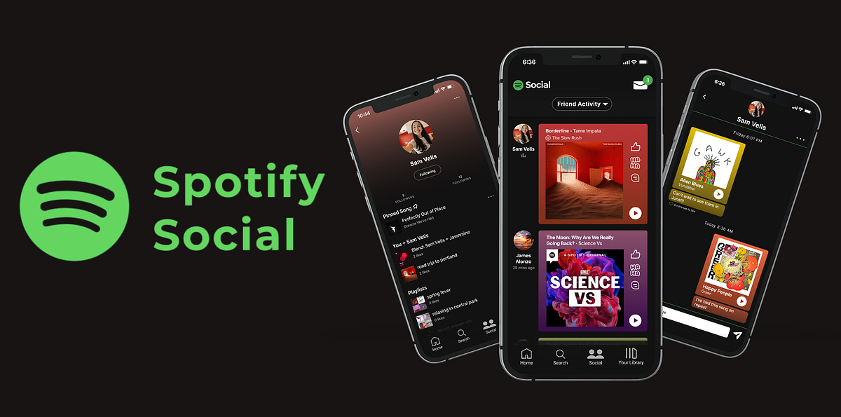 Spotify Social — UX Case Study on Spotify | by Jasmmine Iniguez ...