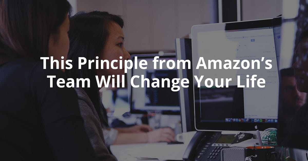 Amazon Principle #8: Bias for Action | by Herbert Lui | Mission.org ...
