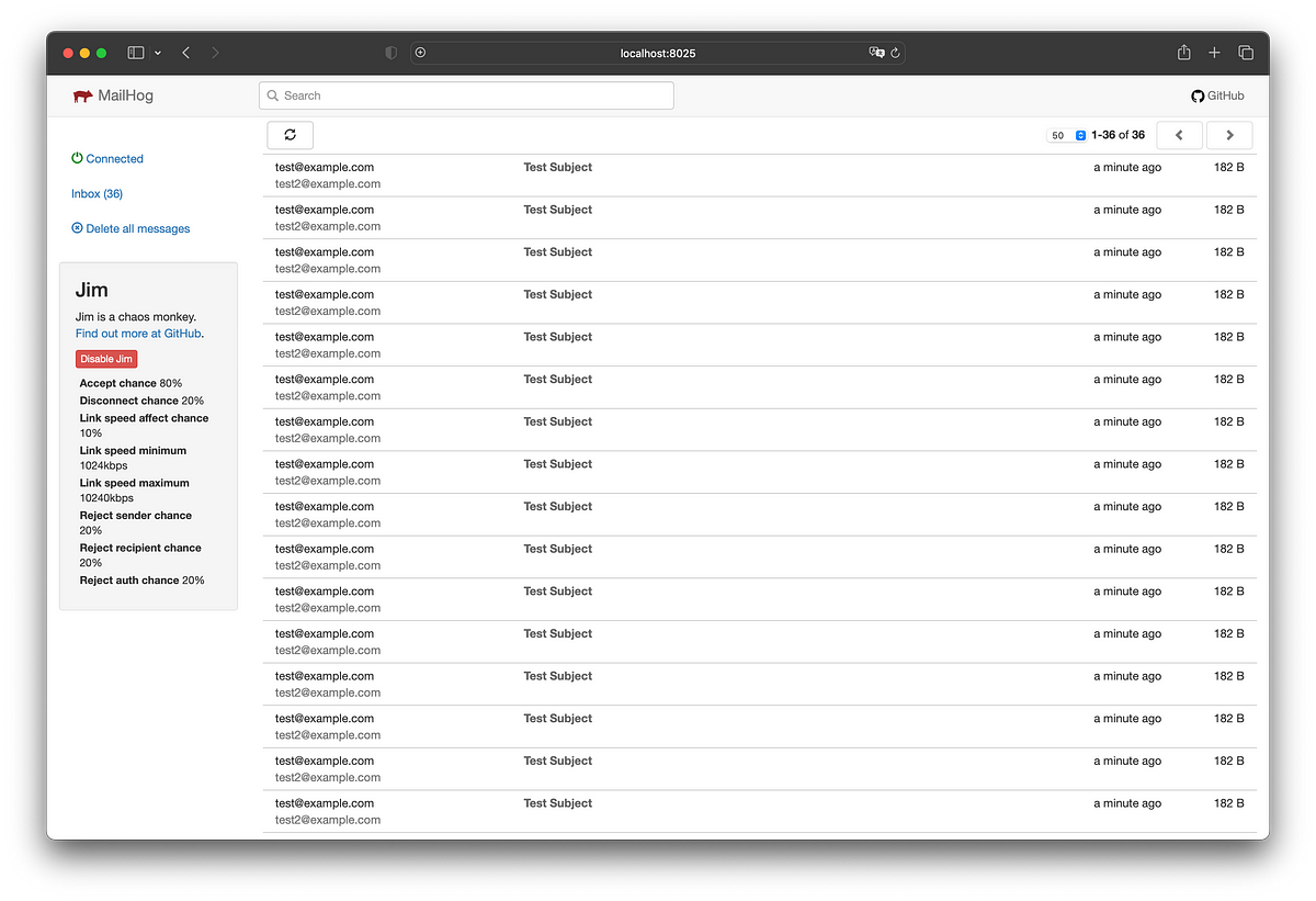 How to trigger SMTP server errors using the JIM extension for MailHog ... How to trigger SMTP server errors using the JIM extension for MailHog ...
