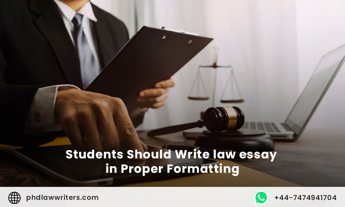 Students Should Write law essay in Proper Formatting | by O'connor PhD ...