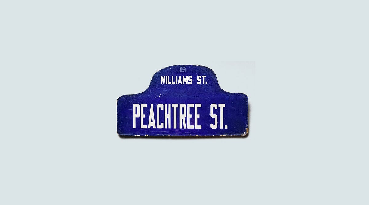 Atlanta Streets: The Complicated Path to Peachtree Street, U.S.A. | by ...