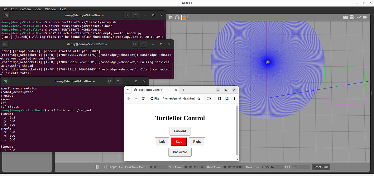 Web-based control for Turtlebot3. Installing ROS2-Humble | by Denny Varghese | Medium