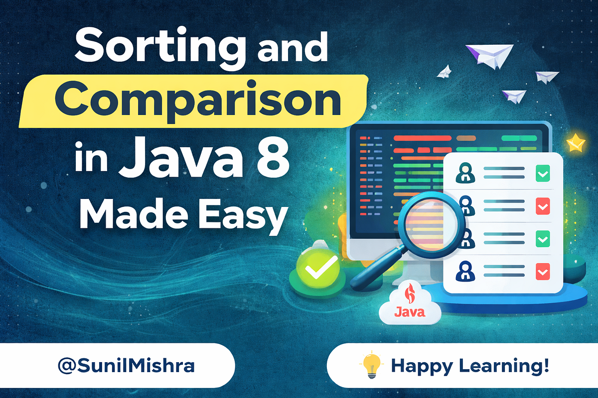 Sorting and Comparison in Java 8 Made Easy | by Code With Sunil | Code ...