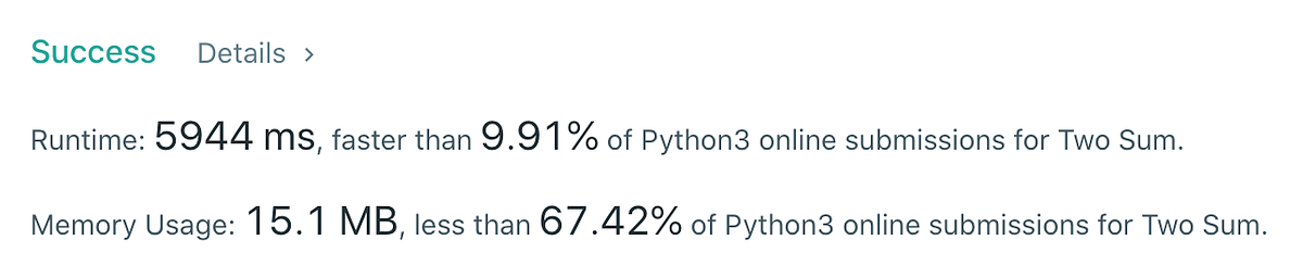 Python Leetcode刷題1 Two Sum 最近研究所畢業，因為疫情兵役都延期到明年 2 By Howard Wang Medium