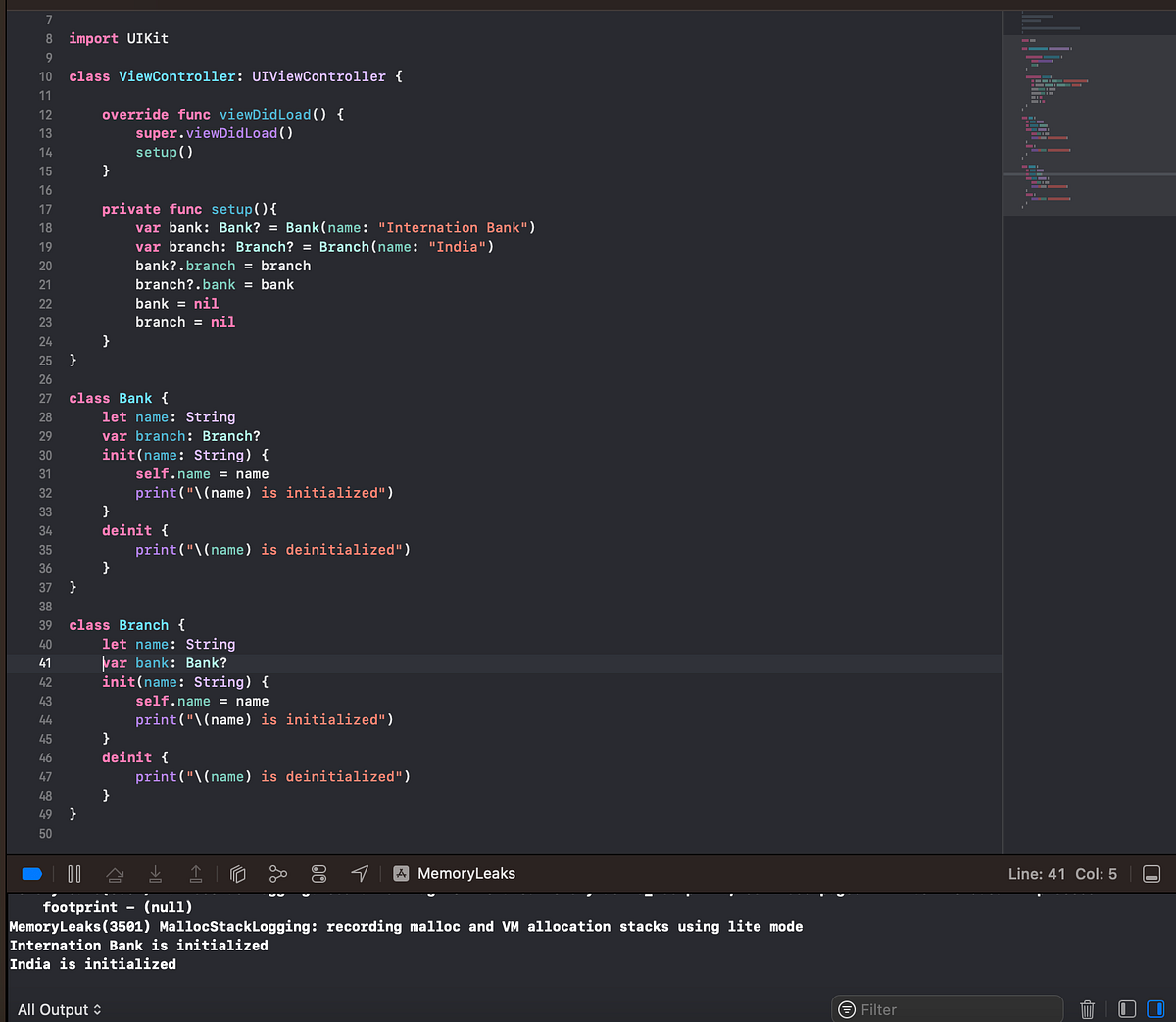 How to detect memory leaks in iOS | by Sathish Kumar R S | Medium