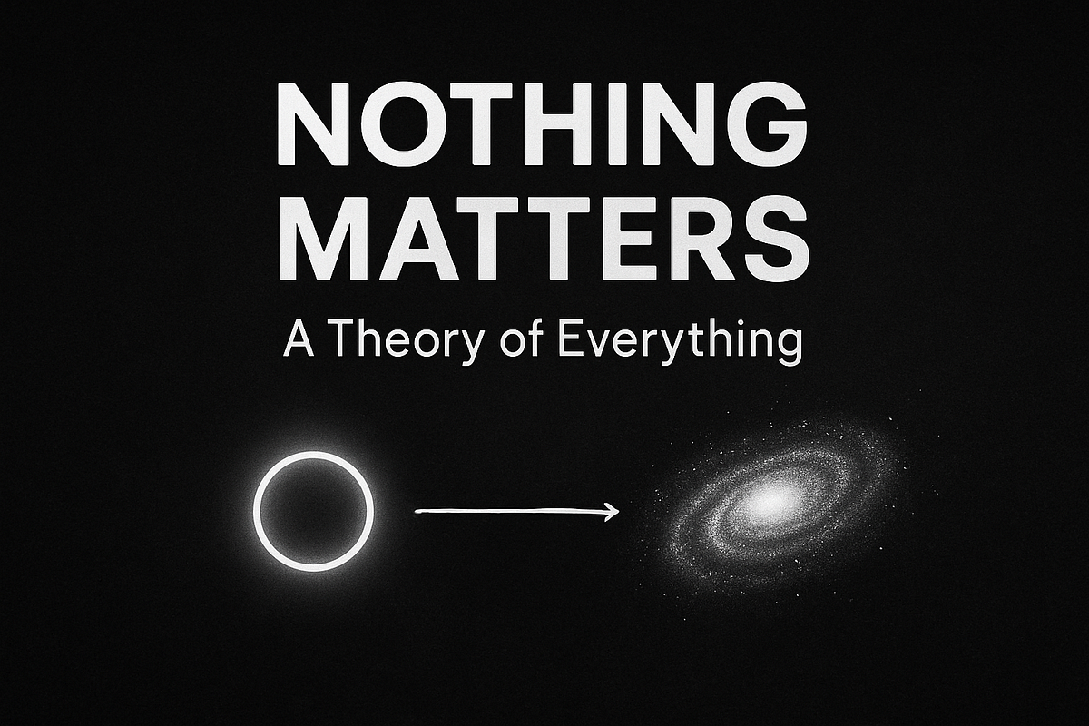 Nothing Matters: A Theory of Everything | by Martin Thambi | Medium