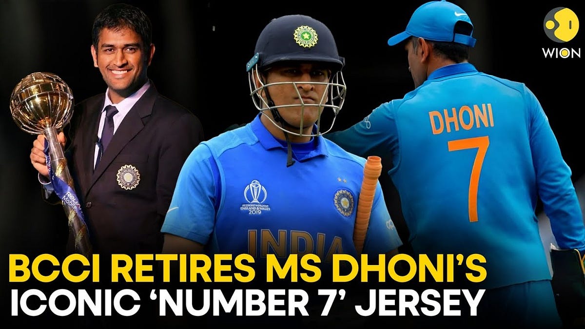 №7 Legacy: BCCI’s Decision to Retire Dhoni’s Iconic Jersey Number ...