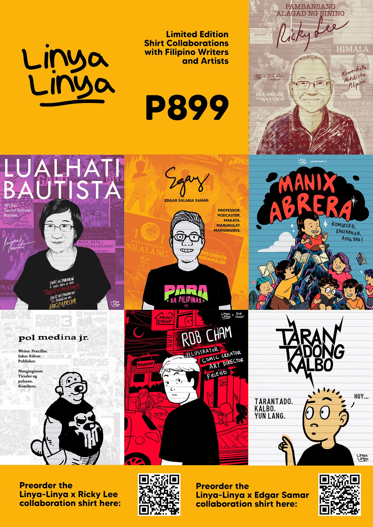 Buhay ang Buwan ng Wika: Linya-Linya Release Limited Edition Shirts ...