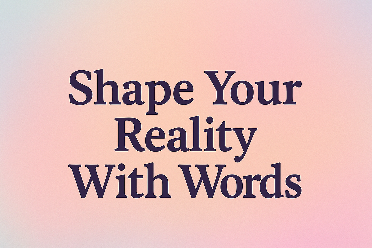 Words Have Power. This might be the message you need at… | by Mahnoor ...