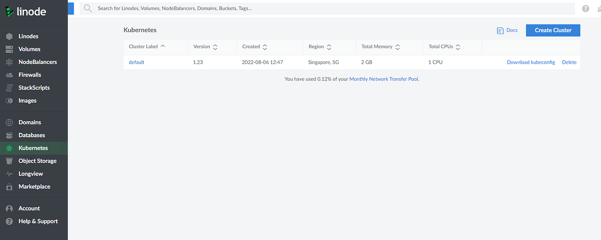 How to spin-up Kubernetes cluster on Linode | by Lim Meng Kiat | Medium