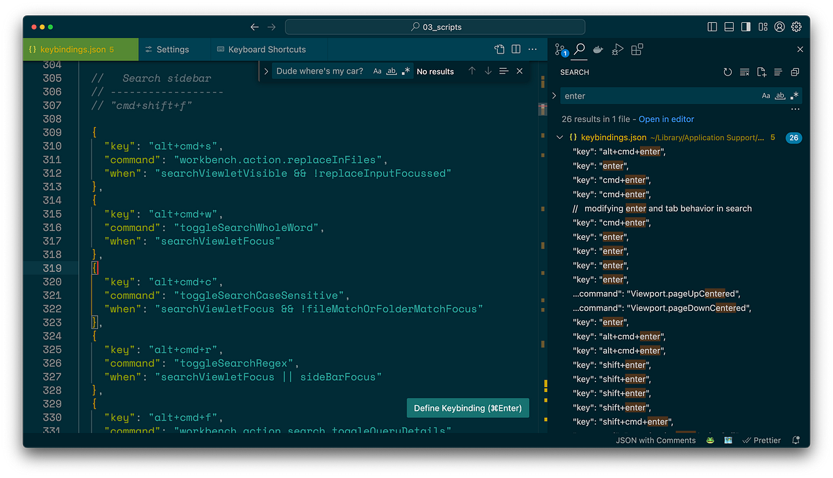 Keyboardizing the Search View. Making the Search View in VS Code more ...