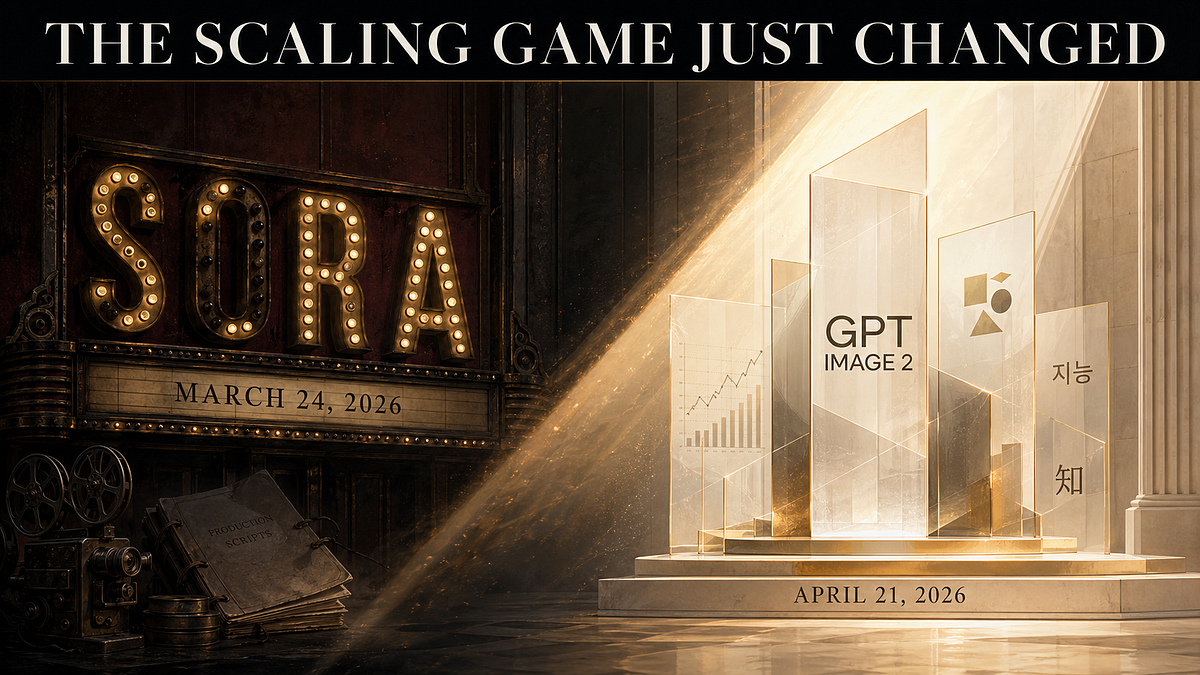 Sora Died. GPT Image 2 Was Born. The Scaling Game Just Changed. | by ...