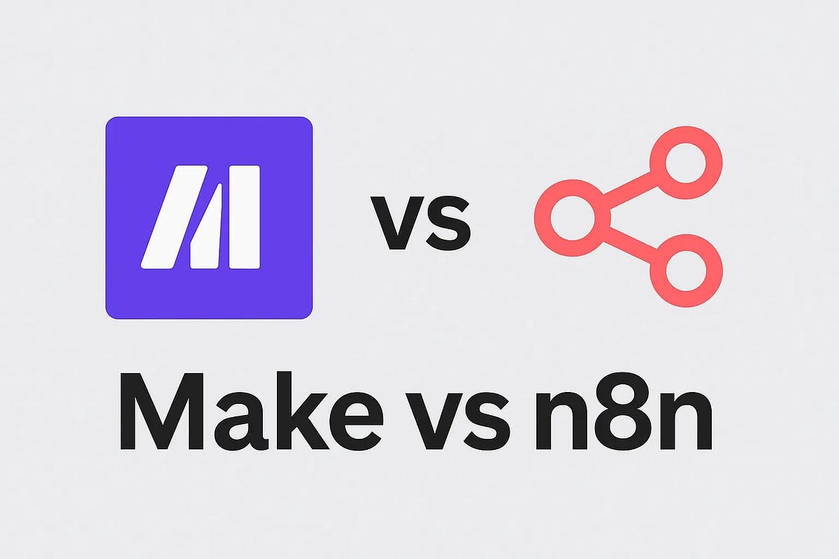 n8n vs Make: The Ultimate 2025 Comparison for Workflow Automation | by Raf Vantongerloo ...