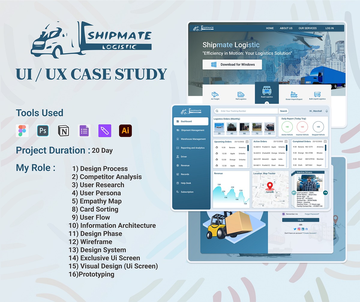 Shipmate UX Case Study: Redesigning Logistics for Efficiency | by ...