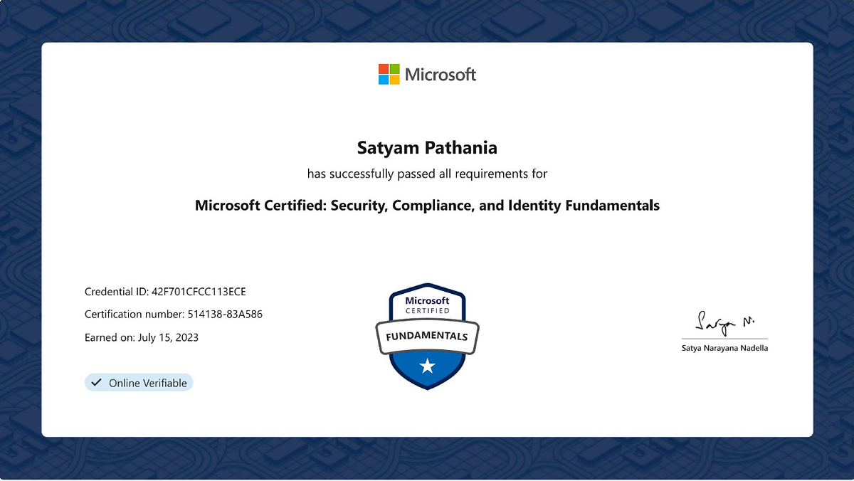 Microsoft SC-900: Handwritten Notes You’ll Actually Use | by Satyam ...