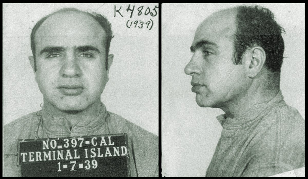 Capone on Terminal Island. After serving a total of almost eight… | by ...