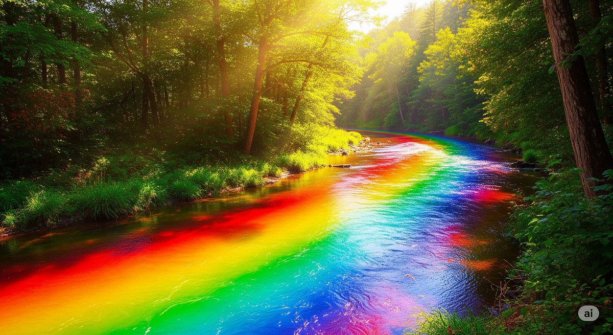 Did You Know… There’s a Real-Life Rainbow River! | by Ravinimbus | Did ...