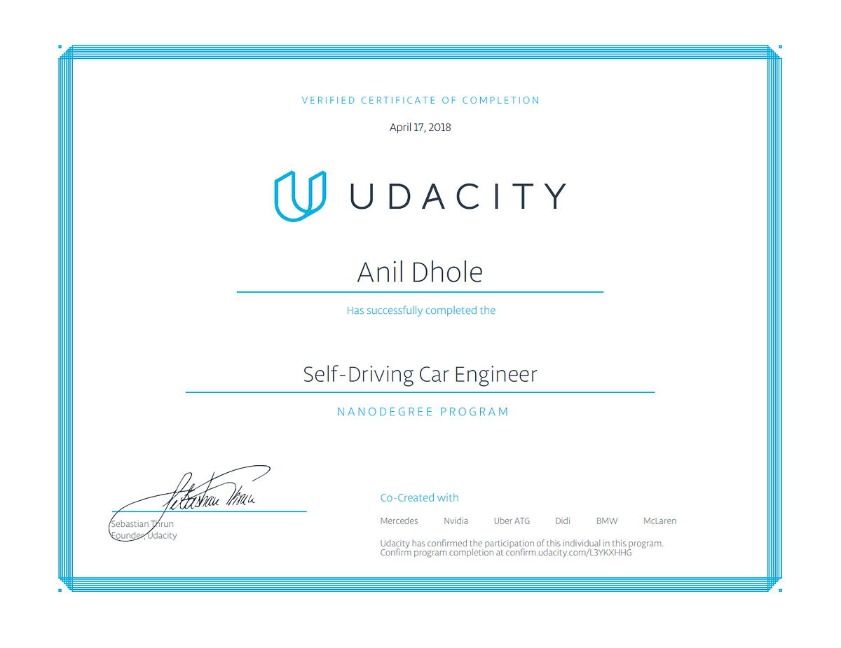 Completing the Self-Driving Car Engineer Nanodegree Program at Udacity ...