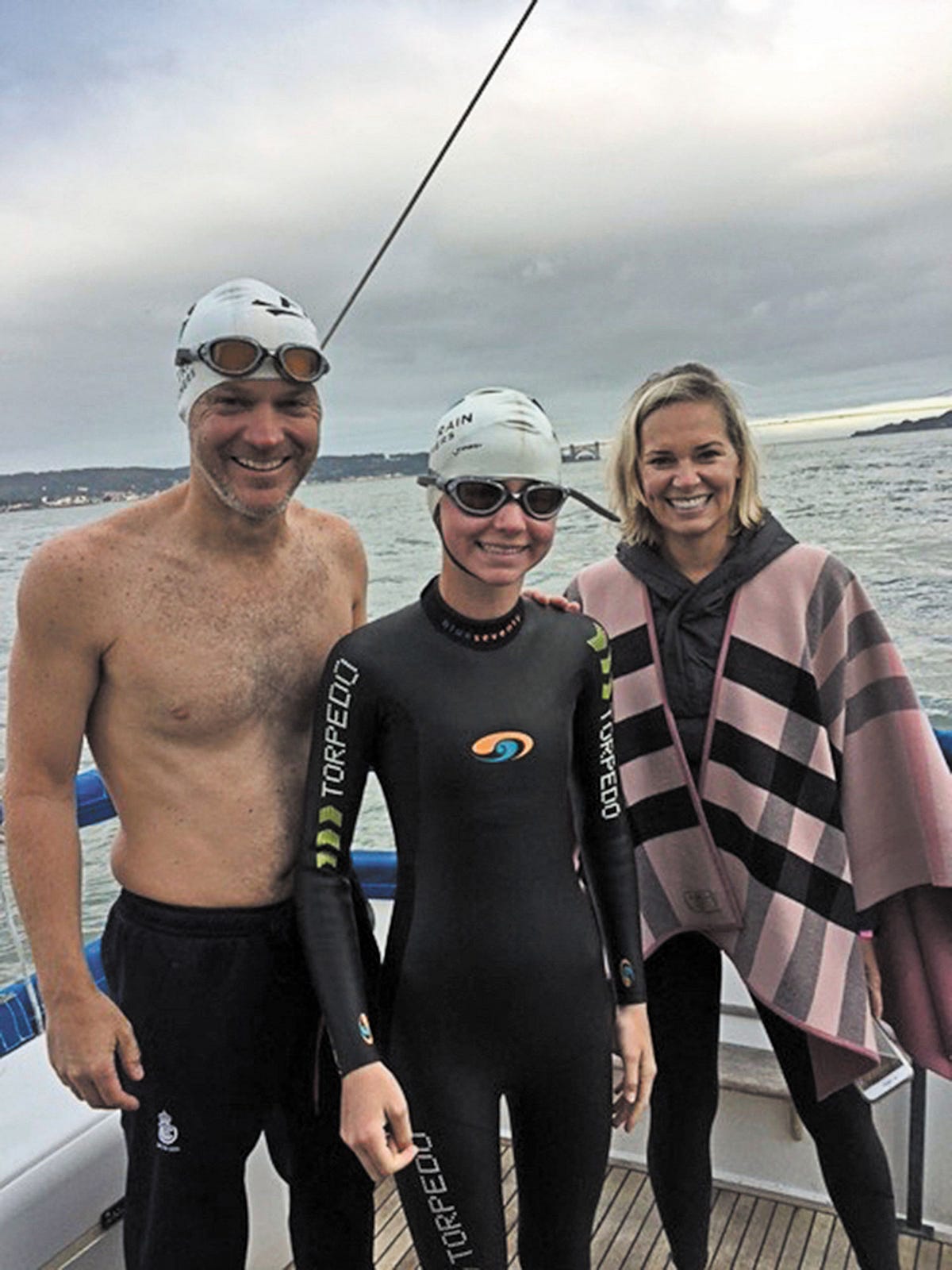 Tiburon girl conquers Alcatraz swim for breast cancer and for mom, a ...