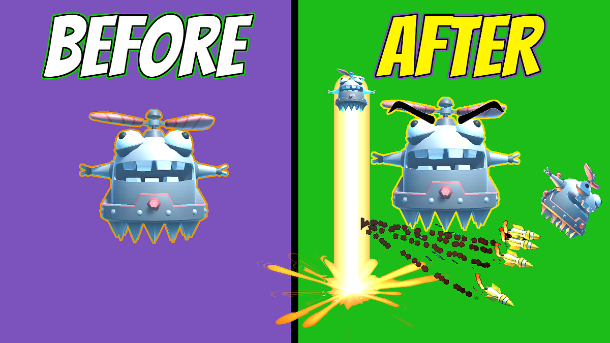 I made a sick boss fight level, but with a cute robot | Mini-game | by ...