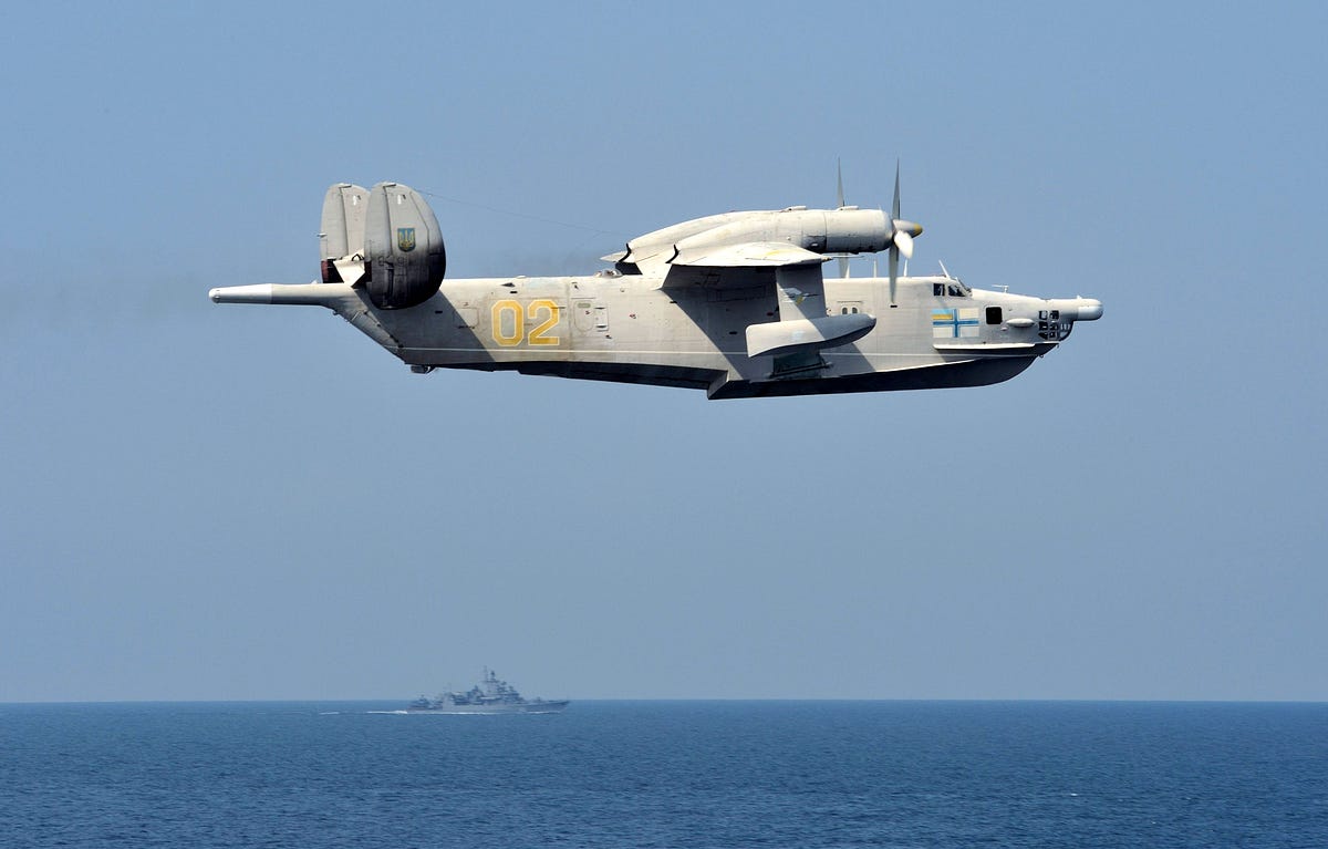 Ukraine Coaxes Its Ancient, Giant Seaplanes Back Into the Air | by War ...