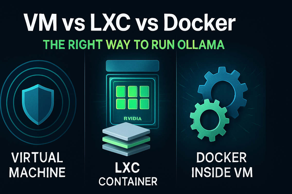 Proxmox VM vs LXC vs Docker for Ollama: Complete Technical Comparison ...