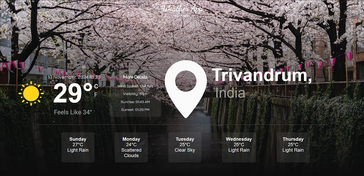 Building My Own Weather App. As someone who enjoys coding, I’m… | by ...