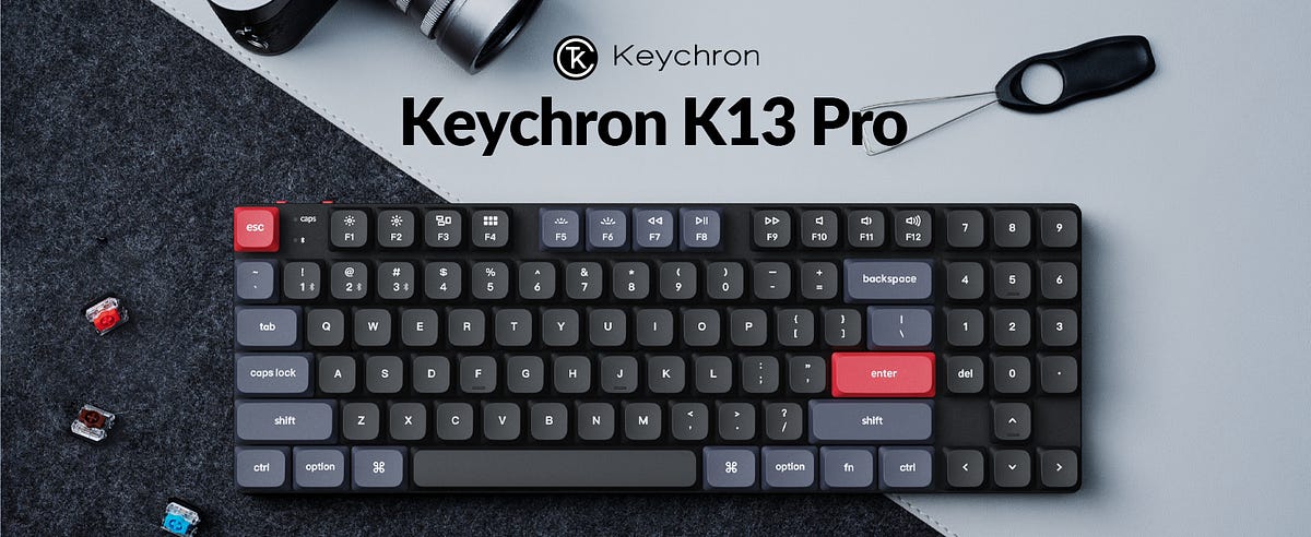 Keychron K13 Pro QMK/VIA Wireless Mechanical Keyboard Review | by Elite ...