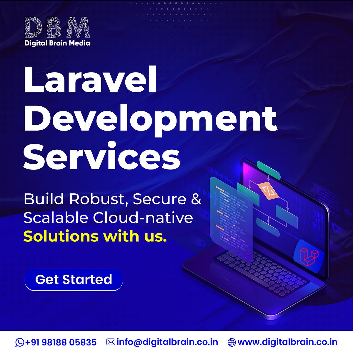 Laravel Development Services - Digital Brain Media - Medium