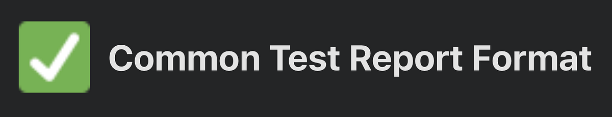 A JSON Test Results Data Format. CTRF is a JSON schema designed to ...