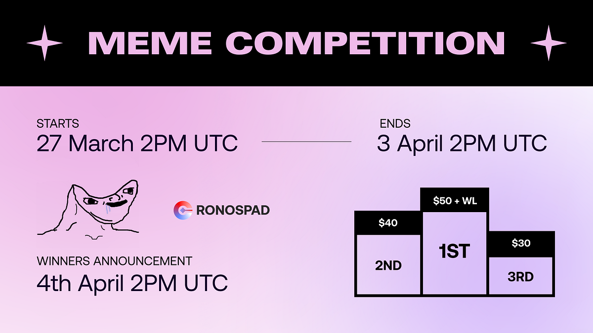 Meme Competition. Let the meme game begin. | by Cronos Pad | Medium