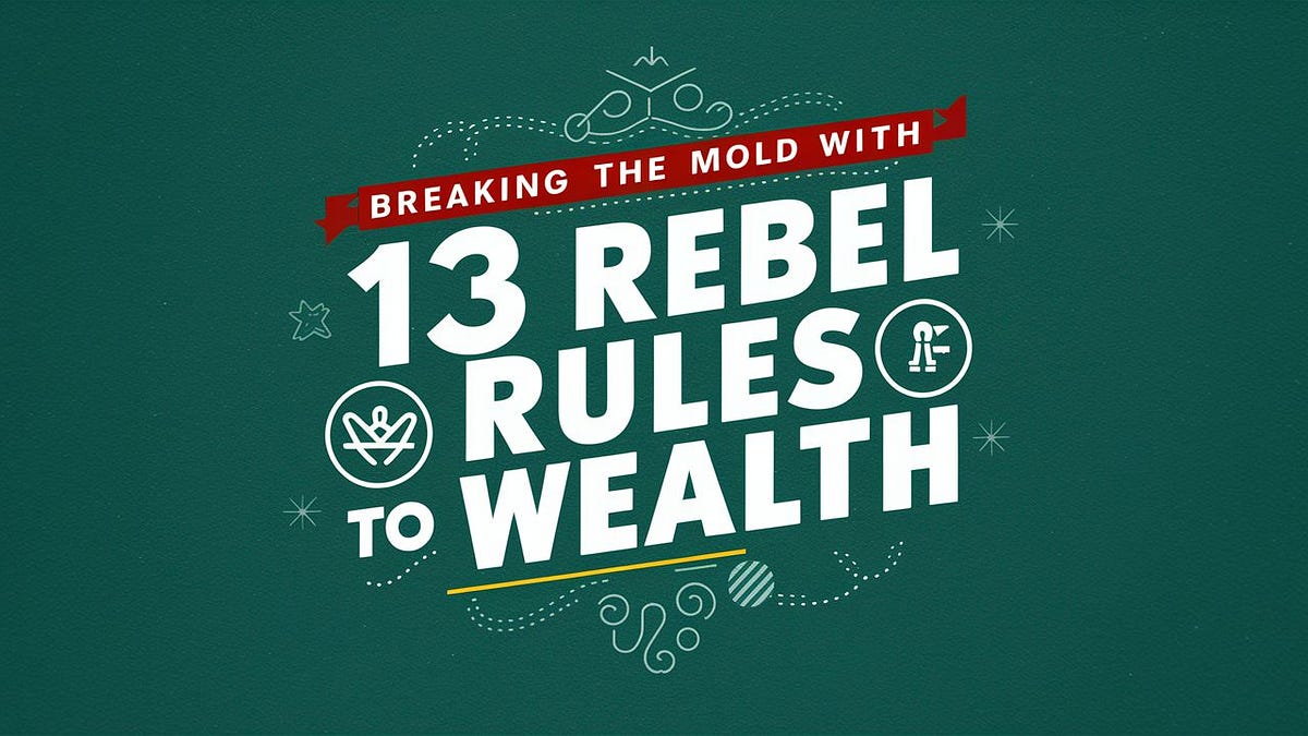 Breaking the Mold with 13 Rebel Rules to Wealth | by Pivot Pathways ...