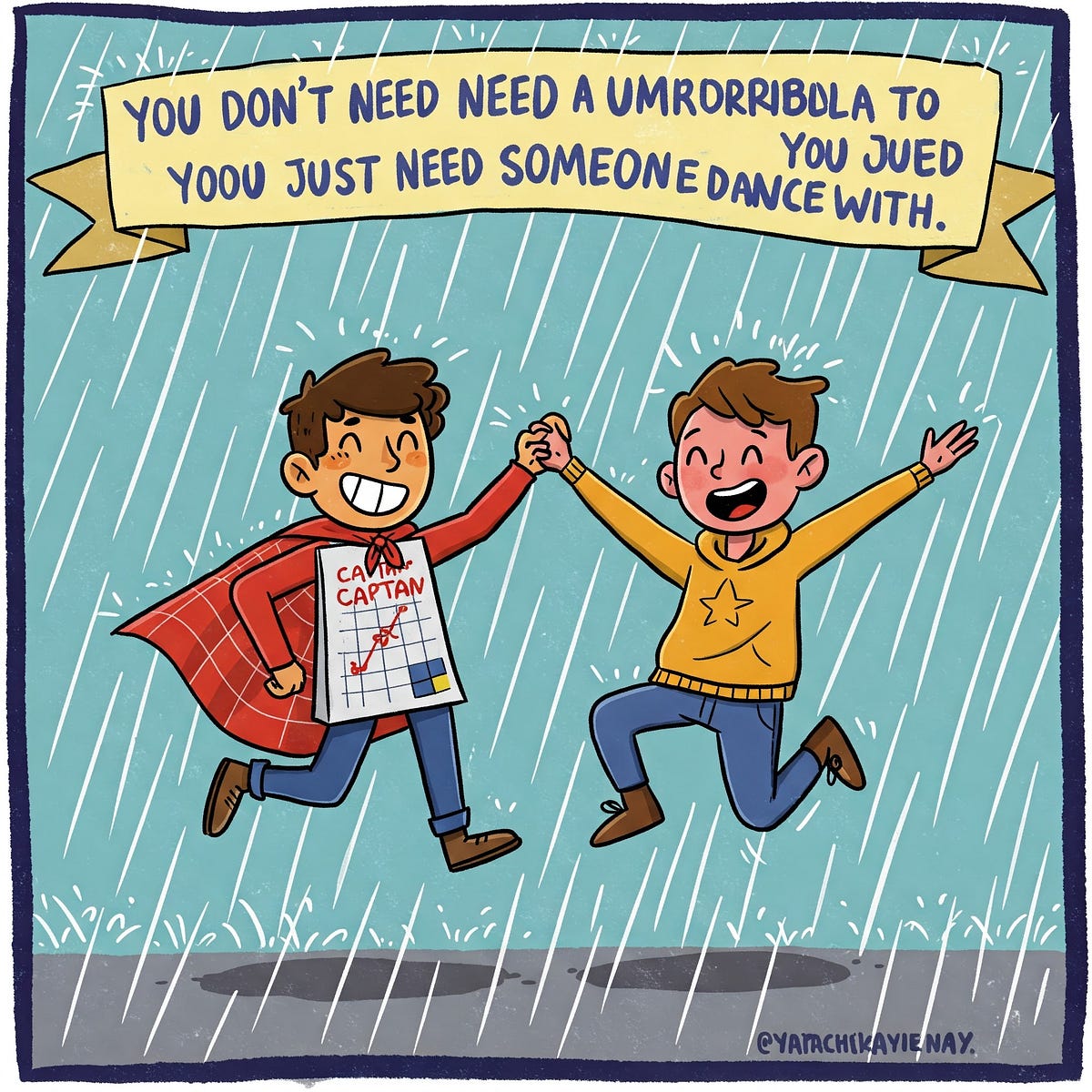The Comic That Started It All. 🌧️ The Rainy Day That Taught Me… | by ...