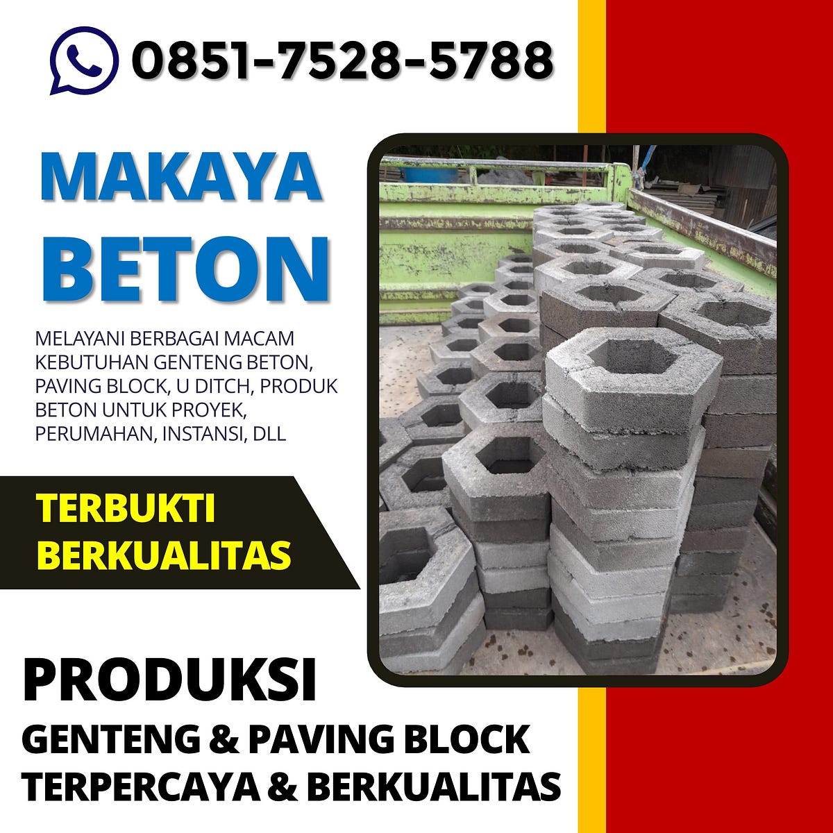 Distributor Paving Block Pagar di Kediri, Call 0851–7528–5788 ...