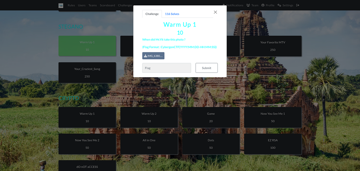 CYBERGON CTF2023 WriteUp | STEGANO| Warm Up 1 | by Musab Sarı | Medium