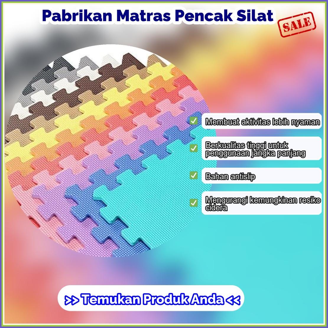 Pabrikan Matras Pencak Silat - Harga Matras Olahraga Sekolah - Medium