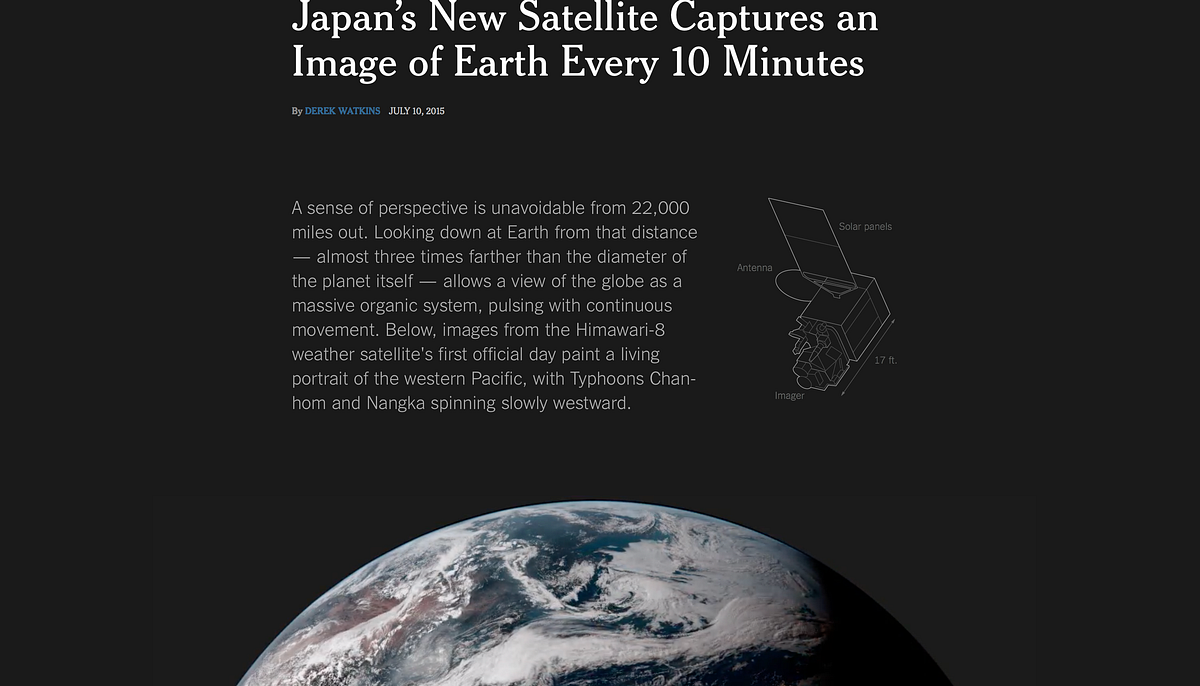 Japan’s New Satellite Captures an Image of Earth Every 10 Minutes | by ...