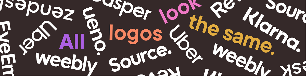 All logos look the same.. Or how designers lost in the… | by Inga ...