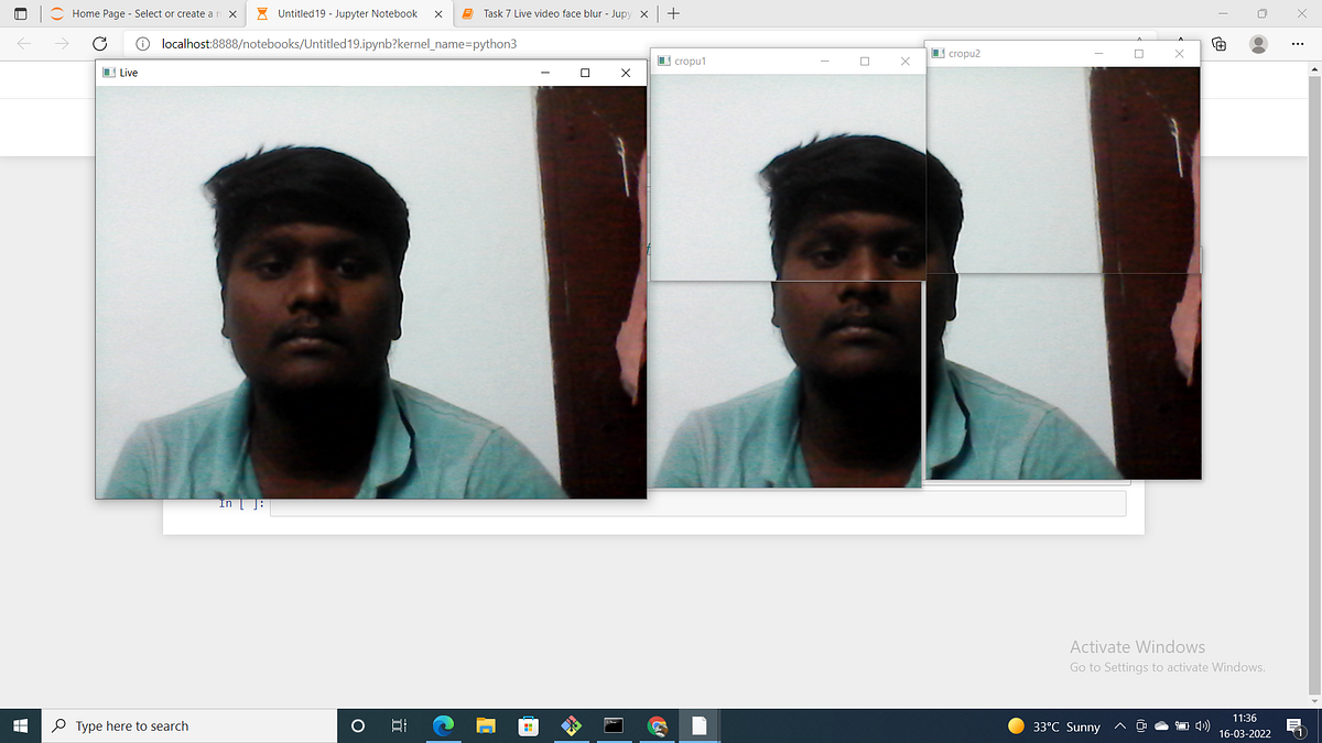 Capture and Crop Video using OpenCV | by suraj kumar | Medium