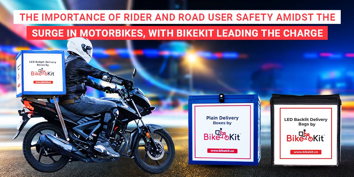 Delivery Box for Motorcycle | BIKEKIT - bike kit - Medium