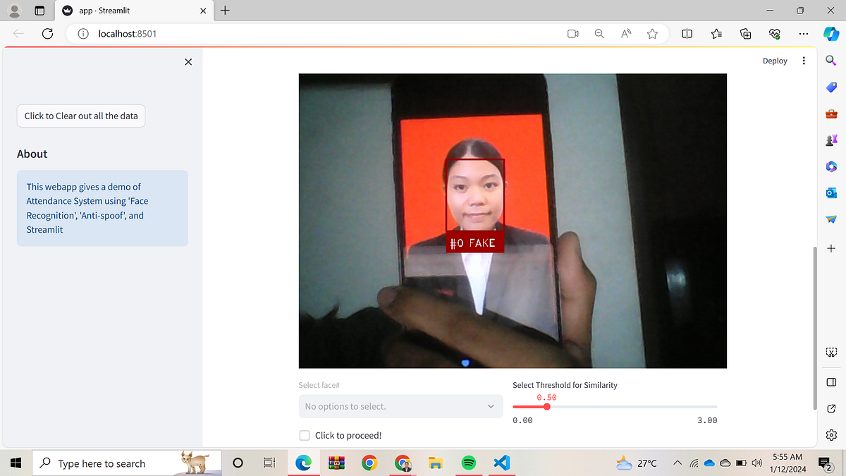 Web-based Face Recognition Attendance System with Anti Spoofing | by ...